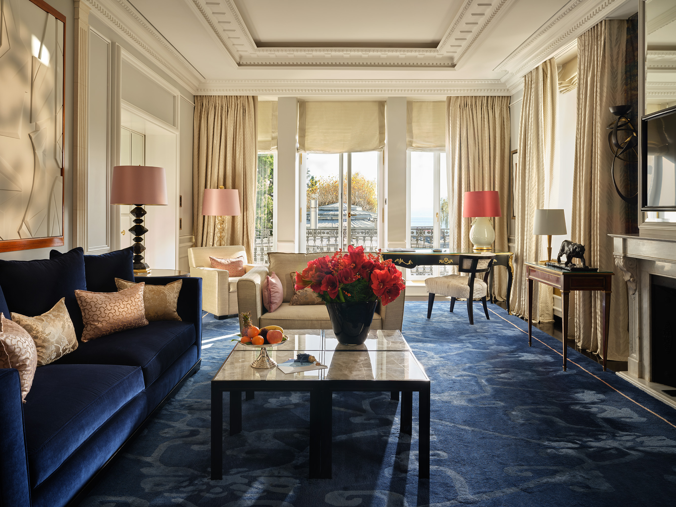 Lakeside Corner Suite, Baur au Lac - Zurich, Switzerland